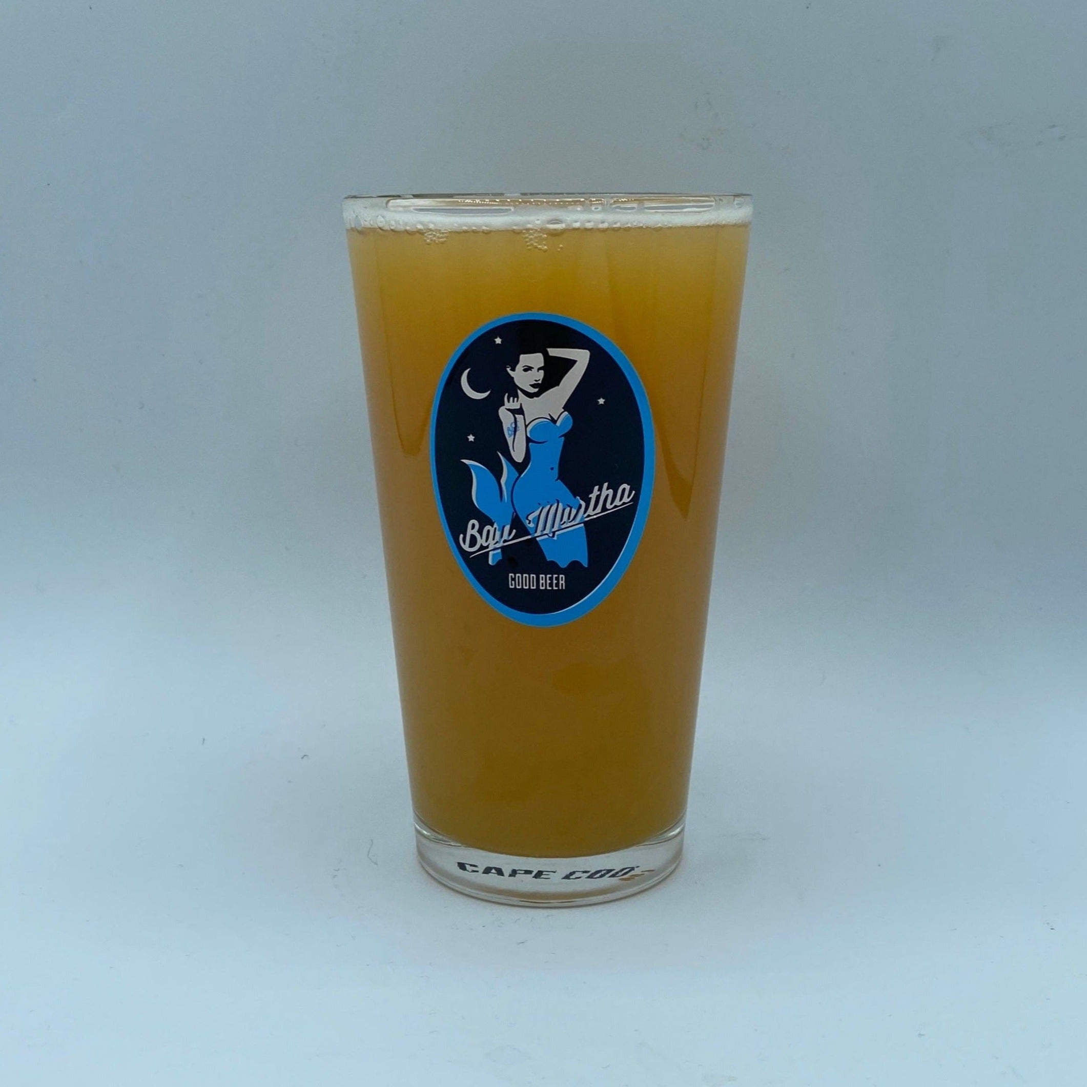 Logo Pint Glass – Bad Martha Farmer's Brewery